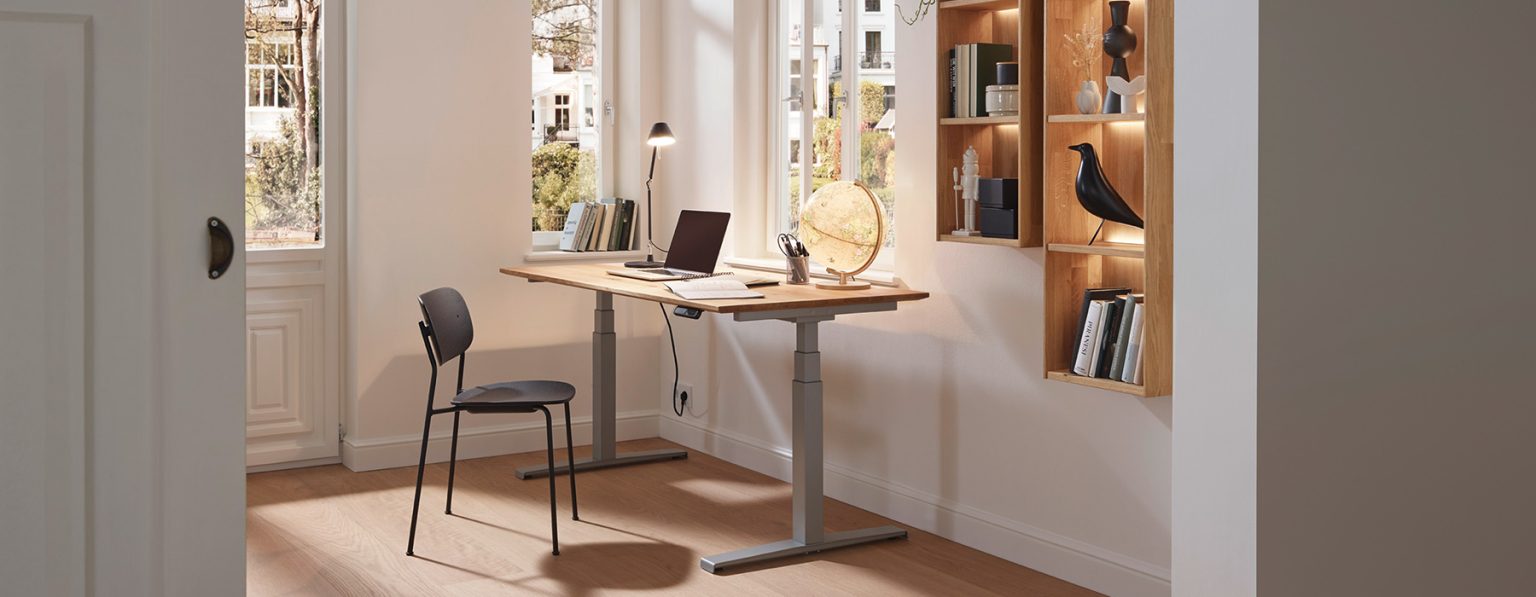 Den Schreibtisch richtig positionieren – worauf achten? - boho office®